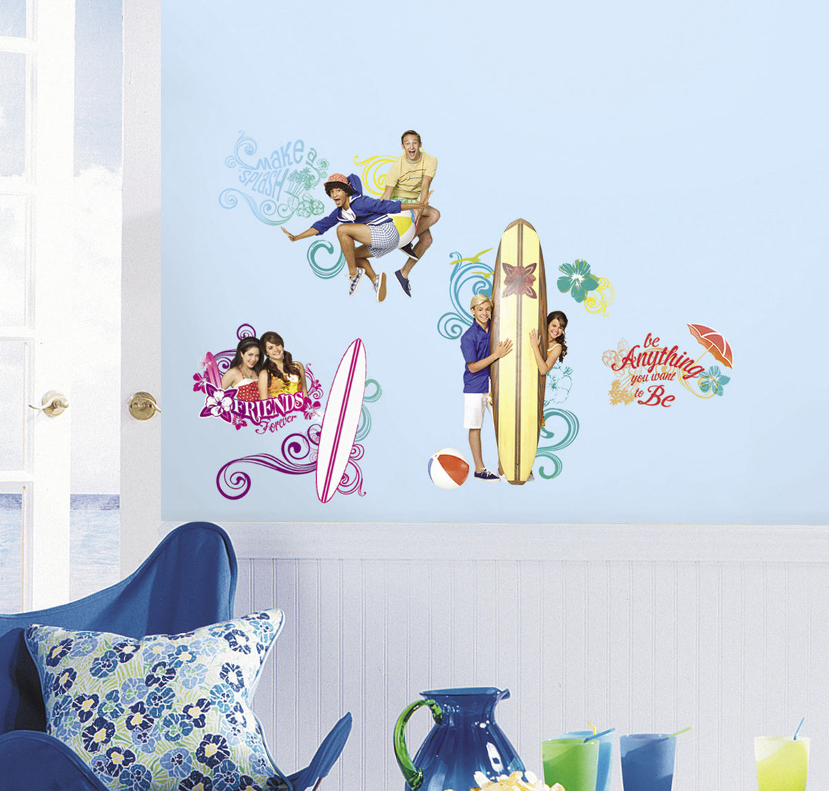 Teen Beach Movie Peel and Stick Wall Decals – WallDecals.com