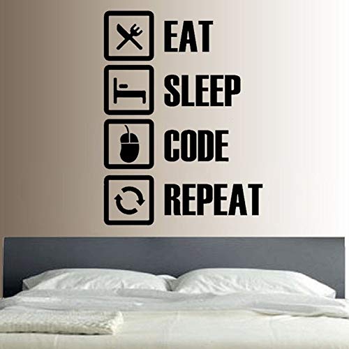 58x43,Wall Stickers,Wall Tattoos,Stickers Computer Geek It Programmer ...