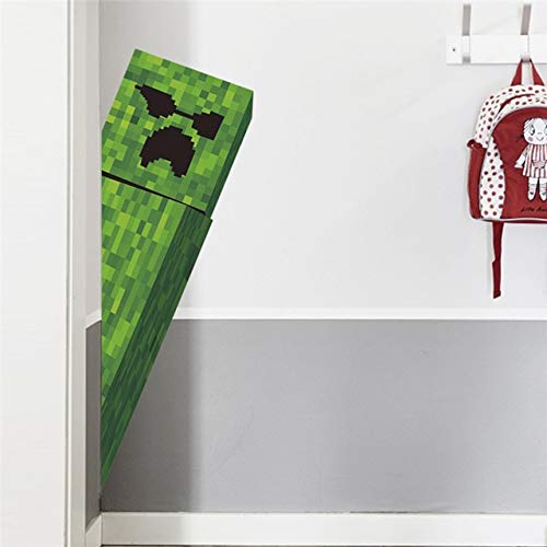TTJ72K Cartoon Minecraft Wall Stickers for Kids Rooms Mural Poster Hom ...