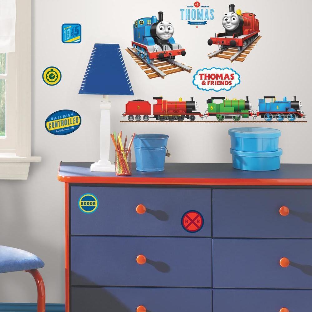 THOMAS THE TANK ENGINE PEEL & STICK WALL DECALS – WallDecals.com