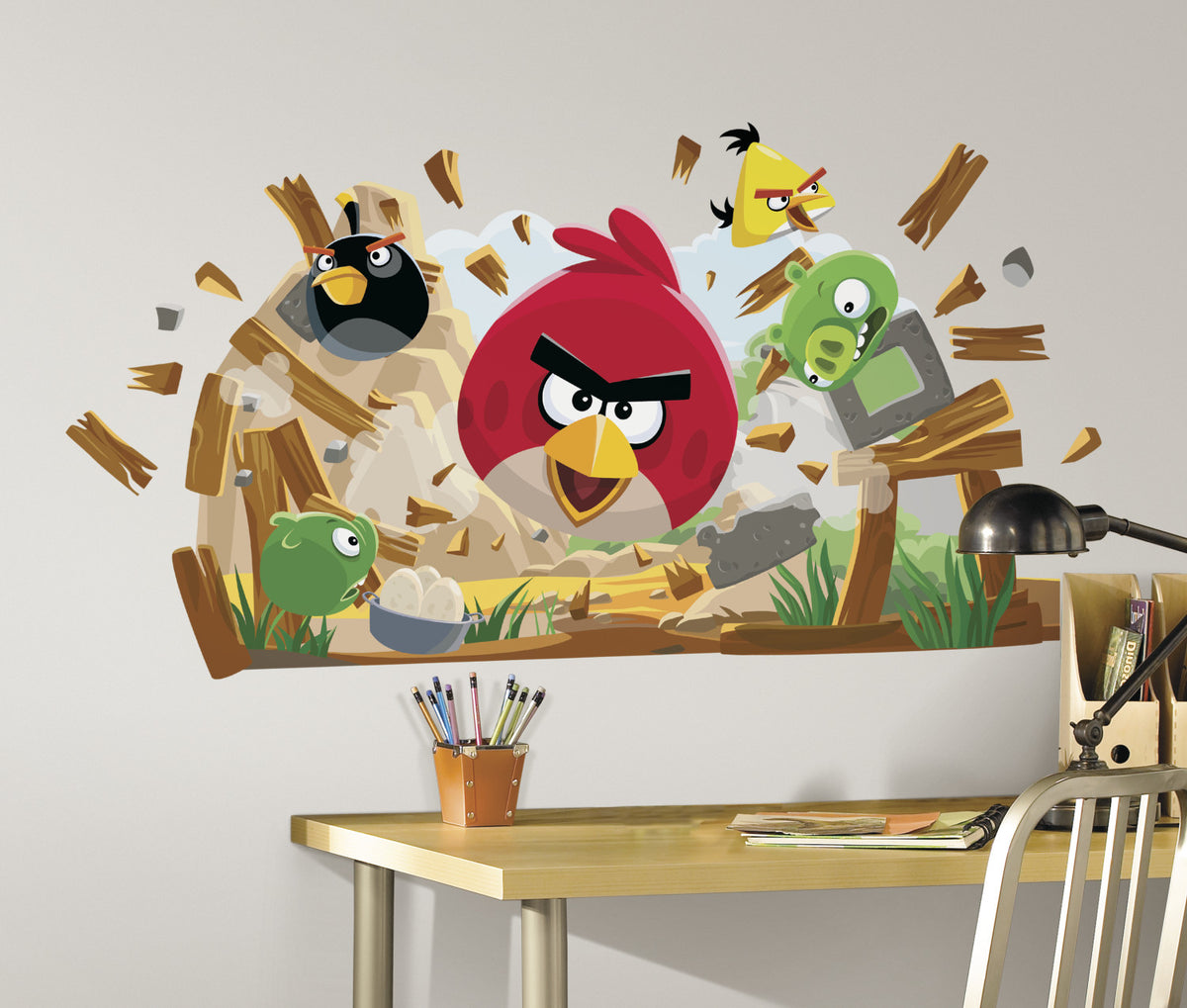 Angry Birds Peel & Stick Giant Wall Decals – WallDecals.com