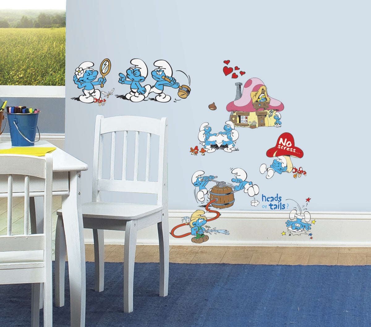 Smurfs Classic Peel & Stick Wall Decals – WallDecals.com