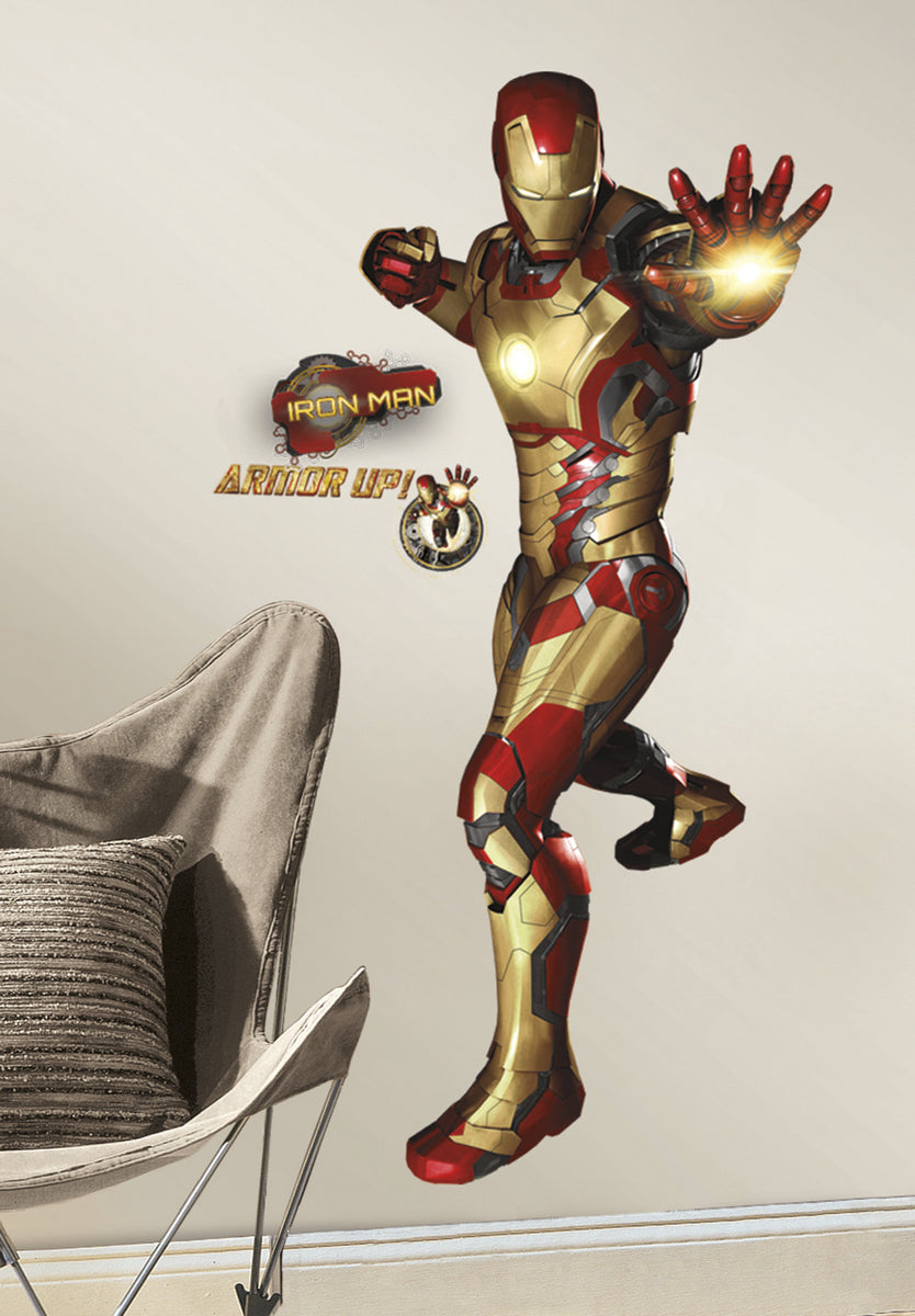 Iron Man 3 Peel and Stick Giant Wall Decals – WallDecals.com