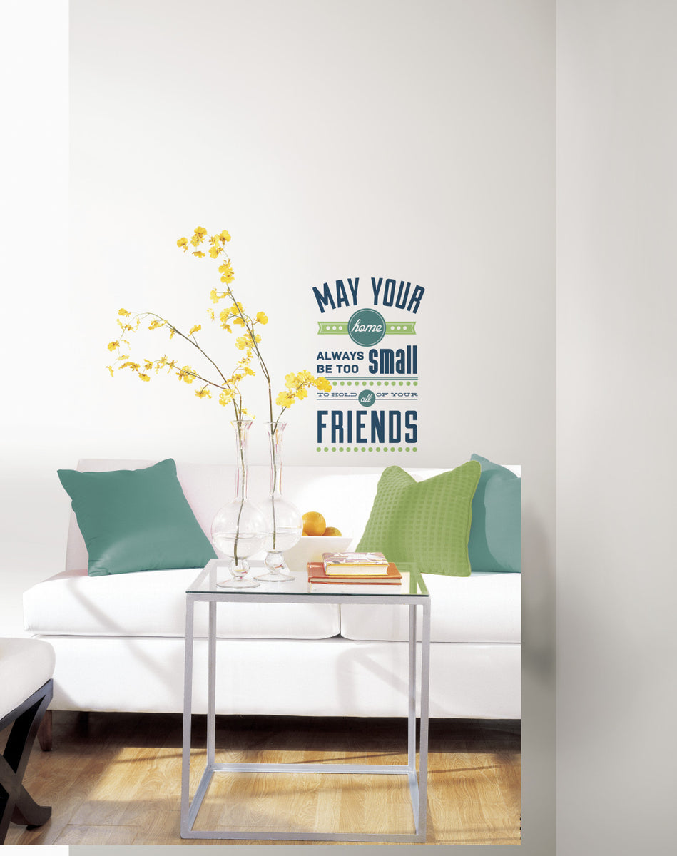 Room for Friends Peel and Stick Wall Decals – WallDecals.com