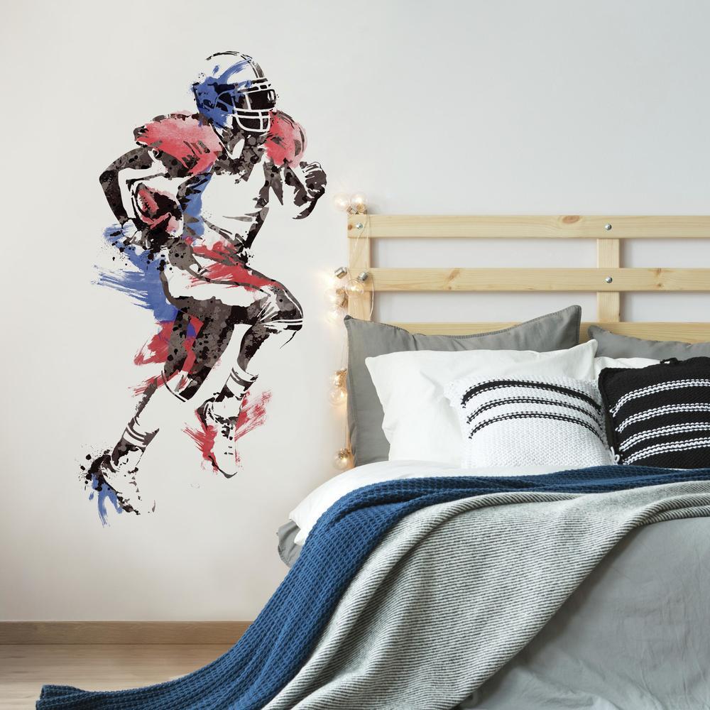 MEN'S FOOTBALL CHAMPION PEEL AND STICK GIANT WALL DECALS – WallDecals.com