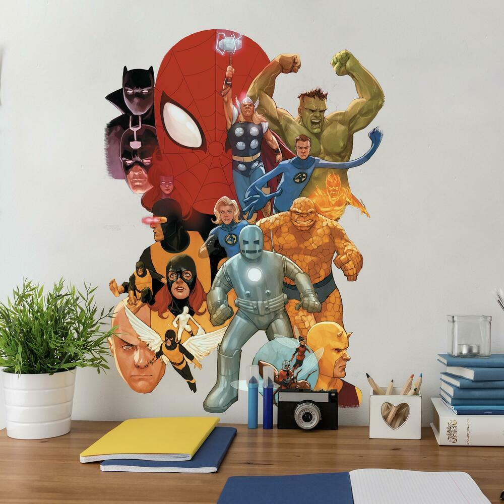 MARVEL AVENGERS CLASSIC PEEL AND STICK GIANT WALL DECALS – WallDecals.com