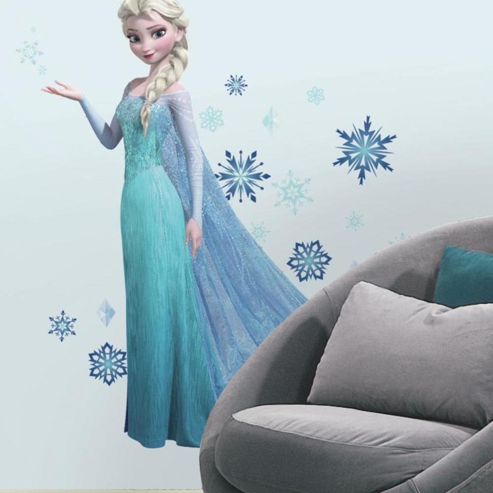 FROZEN ELSA PEEL AND STICK GIANT WALL DECALS – WallDecals.com